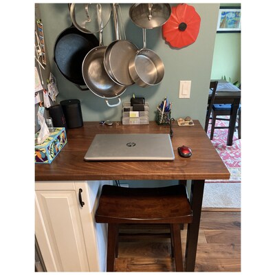 Metal Table Legs Post Style Adjustable Feet Choose Your Height Sold per ...