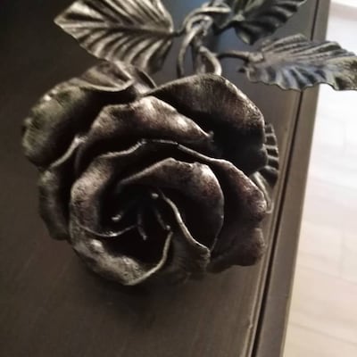 Handmade Metal Rose the Perfect Gift, Every Time. Steel Rose Сopper - Etsy