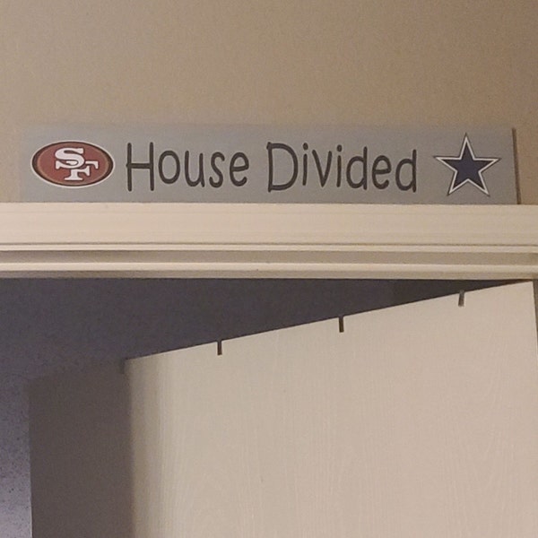 House Divided Wooden Sign - Etsy