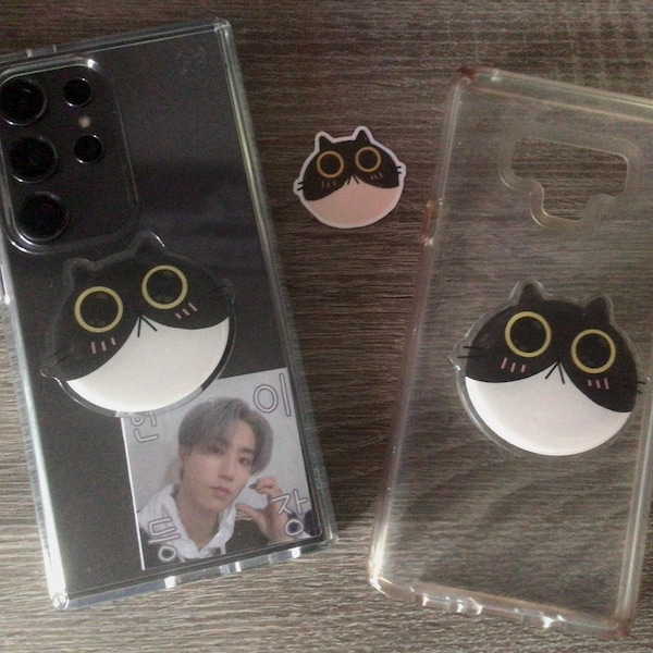 Cute Cat Phone Grip | Cat Phone Griptok | Griptok Phone Accessory ...