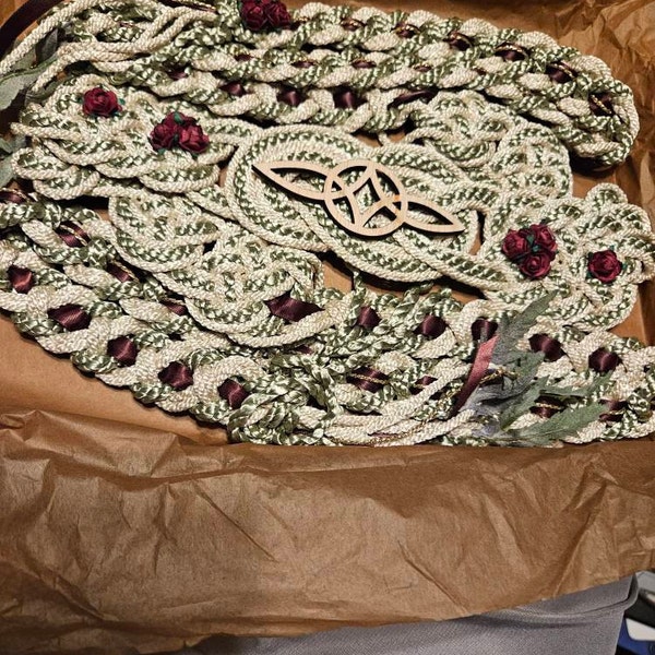 Handfasting Cord - Celtic 'nine Knots' Design - Serch Bythol - Custom ...