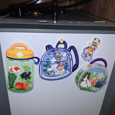 Vinyl Sticker transparent First Meow Kit Kittens Bag - Etsy