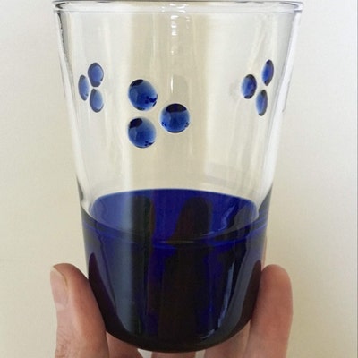 Harlequin Reticello Glass Goblet by Beau Barrett wine Water - Etsy