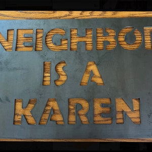 Metal Middle Finger Metal Cutout Sign Gag Gift Funny Saying Metal ...