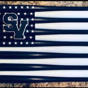 Custom Team Logo Baseball Bat Flags - Etsy