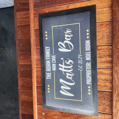 Personalised Pub Shed Hanging Swing Sign With Bracket Garden Pub, Home ...