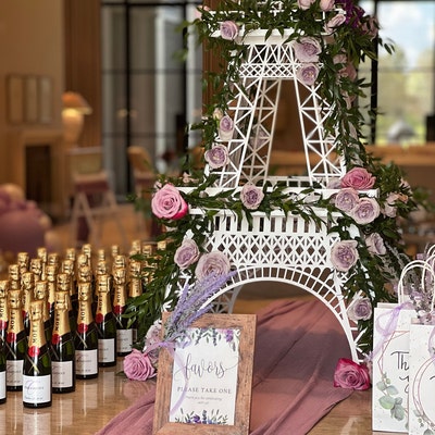 Eiffel Tower Stand Display Pedestal Table Decor Birthday Wedding Event Party Prop Tier Sweet ...