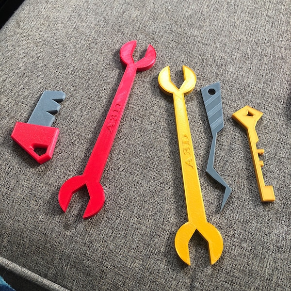 Hello Neighbor Tools Set - 3D Printed Pretend Play Kit, Fan-inspired ...