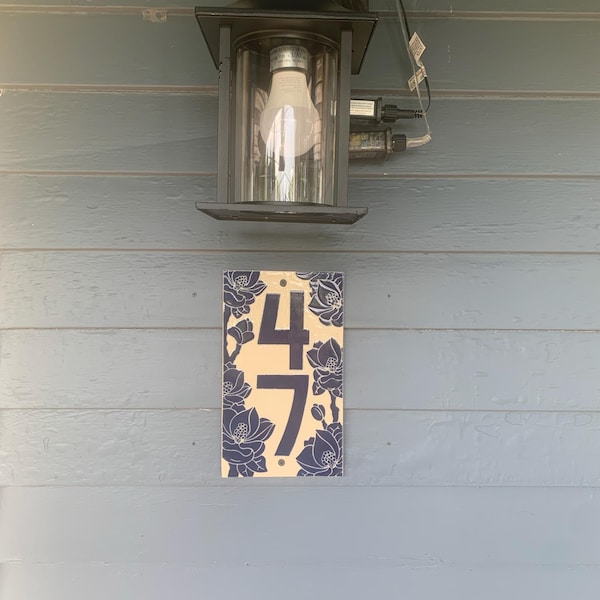 Magnolia Address Sign - Etsy