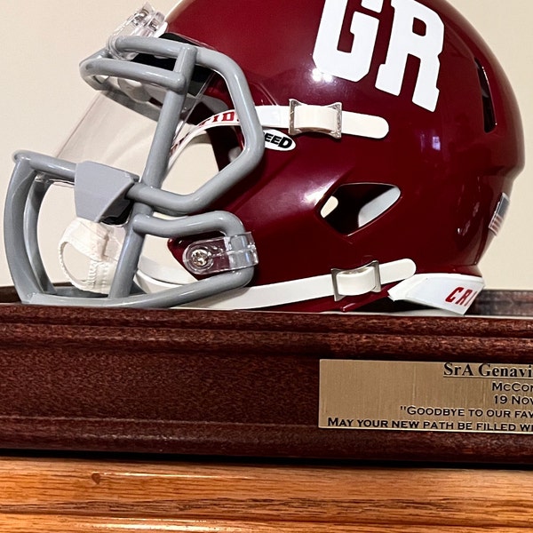 Alabama Crimson Tide Custom Mini Helmet - National Champions - 3M 20MIL ...