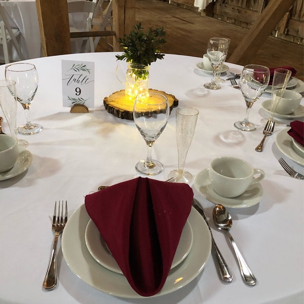 Rustic Wedding Decor, String Lights, Wedding Table Decor, Reception ...