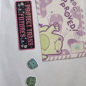 Sad Clown Frog Sticker Original Sparkle Vinyl Sticker Glossy ...