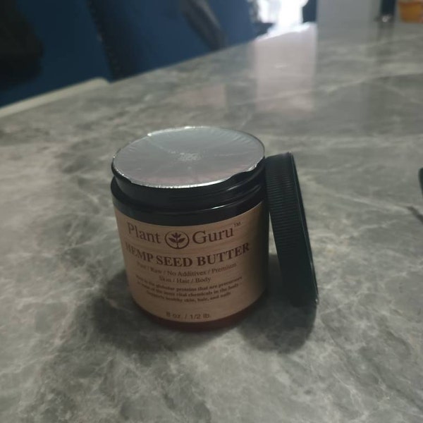 Hemp Seed Body Butter 100% Pure Raw Fresh Natural Cold Pressed. Skin ...