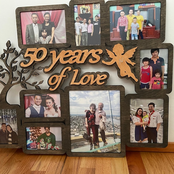 Personalized Photo Frame, Family Photo Collage, Photo Collage Frame ...