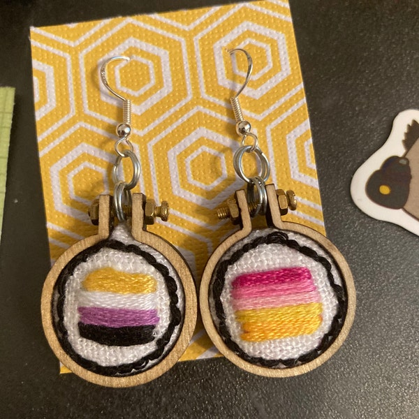 LGBTQ+ Transgender Embroidered Flag Keychain Trans Pride Gay Lesbian ...