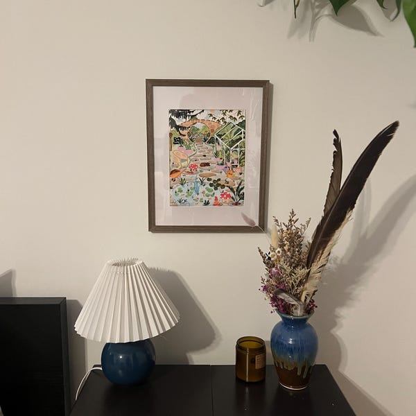 Vacation Mode II Art Print, Watercolour Resort Fashion Painting Palm ...