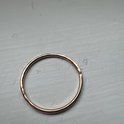 Bramble Straight Solid Gold Ring - Etsy