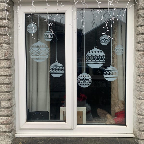 2x Retro Flower Window Cling Corners - Summer Floral Decorative Window ...