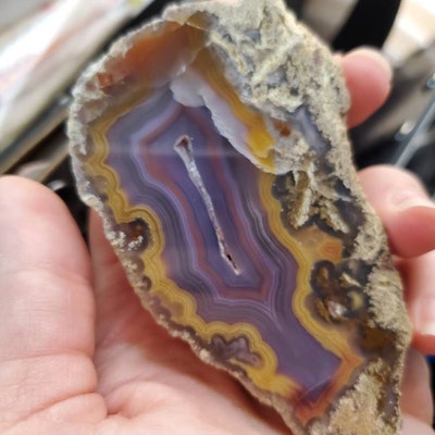 Prairie Agate Lapidary Slab Natural Stone Not Polished for Cabbing - Etsy