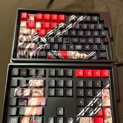 Valorant 115 Keysjett Full Set Keycaps Set OEM Profile Keycaps Artisan ...