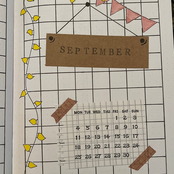 Custom Bullet Journal *full Doodle*, Hand-made Personalized Bullet ...