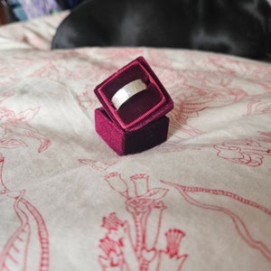 Velvet Ring Box Deep Blue Wedding Ring Box Jewellery Box - Etsy