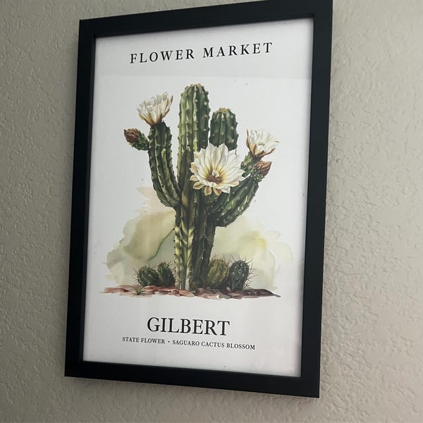 Florida State Tree Art Print, Sabal Palm Tree Wall Art, State Symbol ...