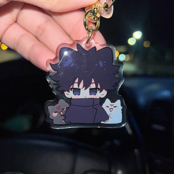 Cursed Sorcerer 2" Acrylic Keychain / Epoxy Charm Double Sided / Anime ...