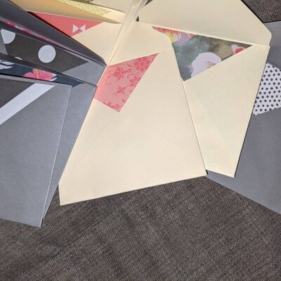 Mini Cards With Envelopes, Tiny Note Cards, Small Envelopes for Gift ...