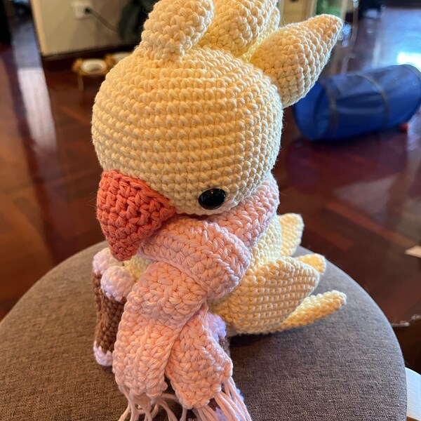 Chocobo Crochet Plushie - Handmade Amigurumi Final Fantasy XIV - Etsy