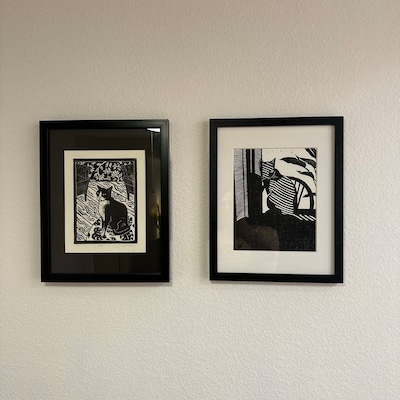 Cimaruta Good Luck Charm Original Linocut Print, 8 X 8 Wall Art - Etsy