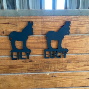 Personalized Deer Cedar Log Outdoor Sign | Etsy