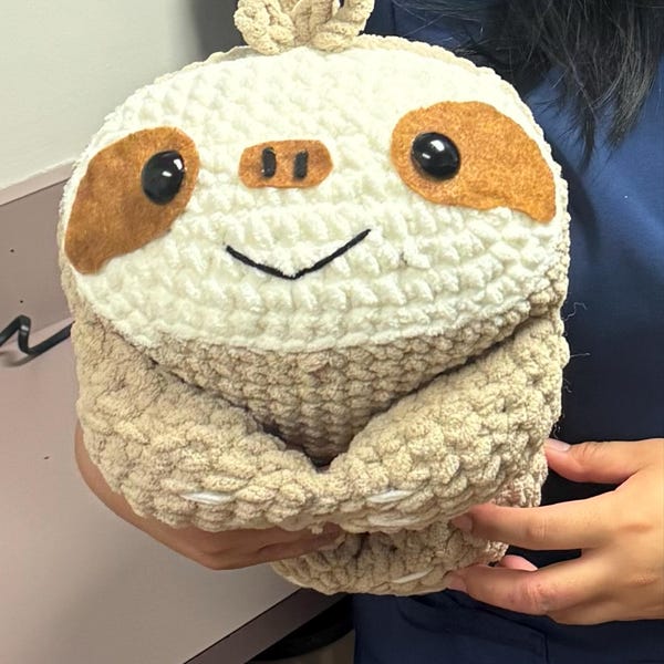 Giant Sloth Crochet Pattern - Etsy