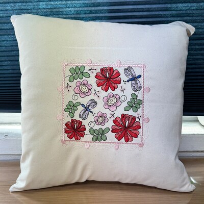 QUILT BLOCK EMBROIDERY Background 2 background Only Fits a 5x5, 6x6 ...