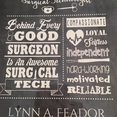 Surgical Tech Retirement Print Surgical Technician Retirement Gift ...