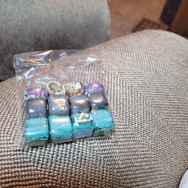 Silver Stopper Beads With Rubber Tube, Slider Stopper Beads, Smart Bead ...