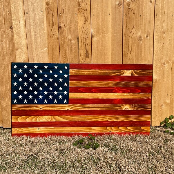 Army Rustic American Wood Flag - Army Wooden Flag - Army Sign - Army ...