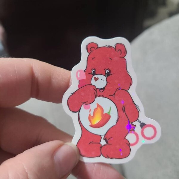 Dark Romance Care Bear, Masked Men, Kindle Sticker, Bookish Stickers ...
