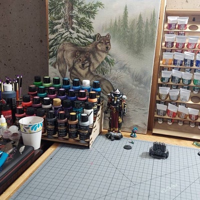 28 Bottle Testor Createfx Paint Rack - Etsy