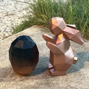 Papercraft Rabbit, SVG, PDF. Paper Craft Rabbit Model, Rabbit PDF ...