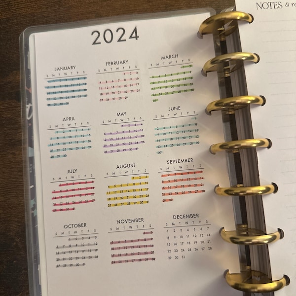EDITABLE Happy Planner Big Inserts, Monthly Lined Planner, Month, Happy ...