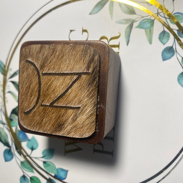 Western Branded Ring Box, Cowhide Ring Box, Western Cowboy Wedding ...