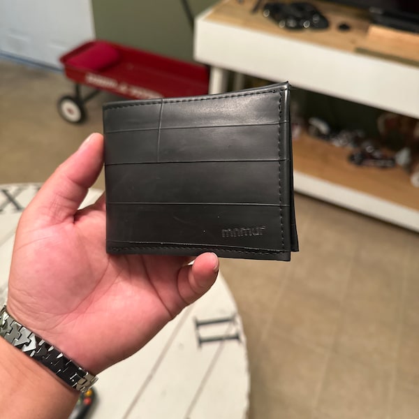 Inner Tube Coin Pouch for Men. Zipper Coin Purse Water Resistant ...