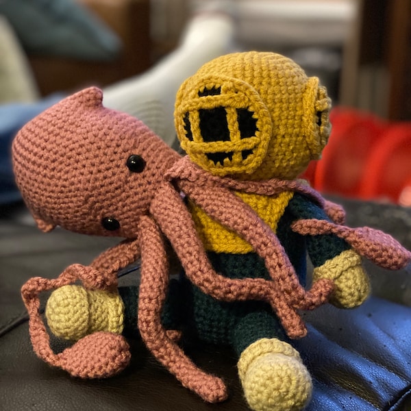 Deep Sea Diver Crochet Pattern - Etsy