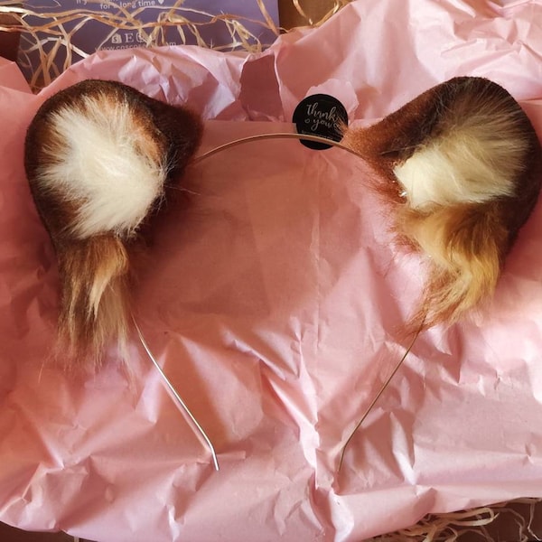 ZZZ Zenless Zone Zero Hoshimi Miyabi Cosplay Ears - Black Gray Fox Ears ...