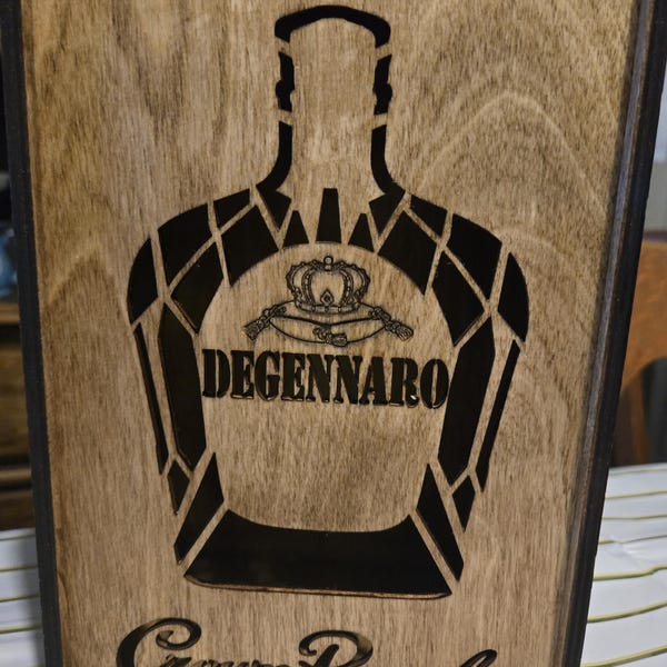 Crown Royal Box I Gift Box I Liquor Box I Custom Gift I Fathers Day ...