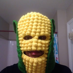 Crochet Corn Balaclava PDF DIGITAL DOWNLOAD Pattern - Etsy
