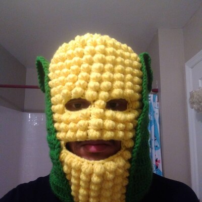Crochet Corn Balaclava PDF DIGITAL DOWNLOAD Pattern - Etsy