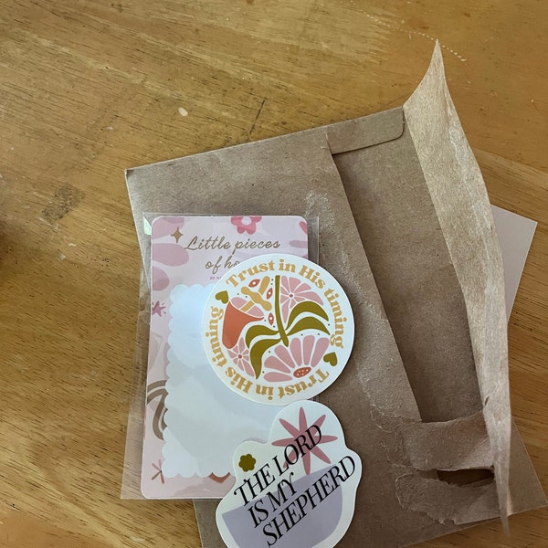 Christian Mini Sticker Pack, Bible Journaling Stickers, Cute Mini Faith ...