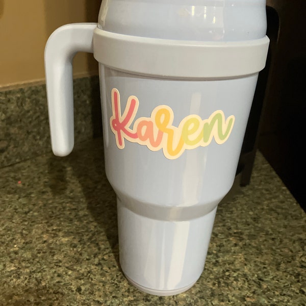 Personalized Name Sticker | Water Bottle Stickers | Cute Stickers ...